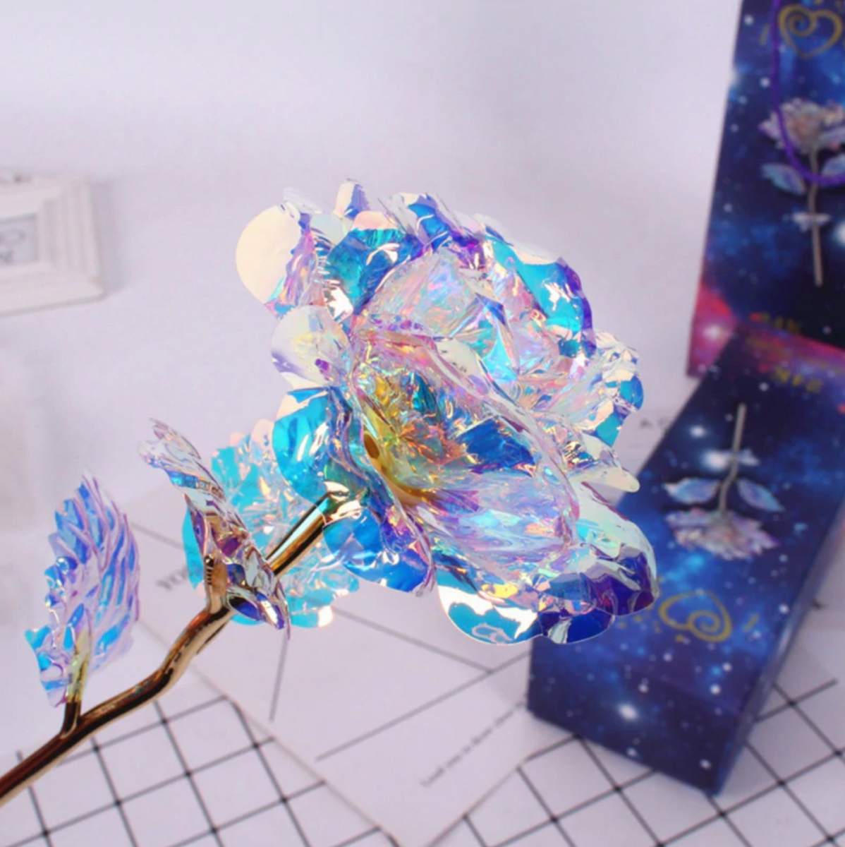 Bouquet Of 24K Galaxy Roses (3 roses!) – The Original Galaxy Rose